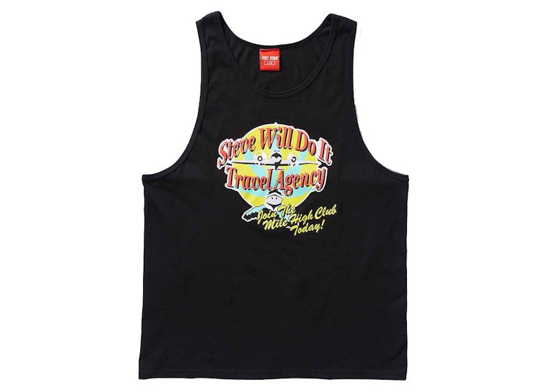 Full Send Steve Will Do It Travel Agency Tank Black Men's - SS21 - US