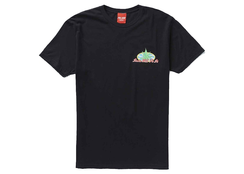 Full Send Steve Will Do It Weed Tee Black Men's - SS21 - US