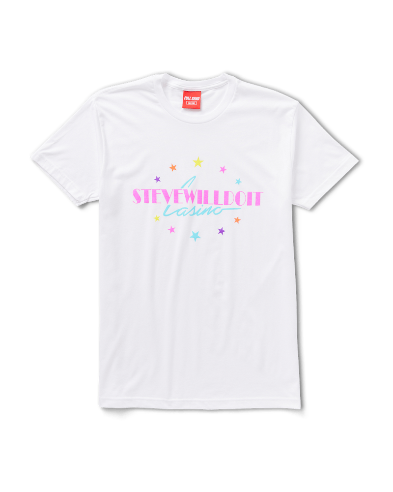 Full Send SteveWillDoIt Casino T-shirt White - FW21 남성 - KR