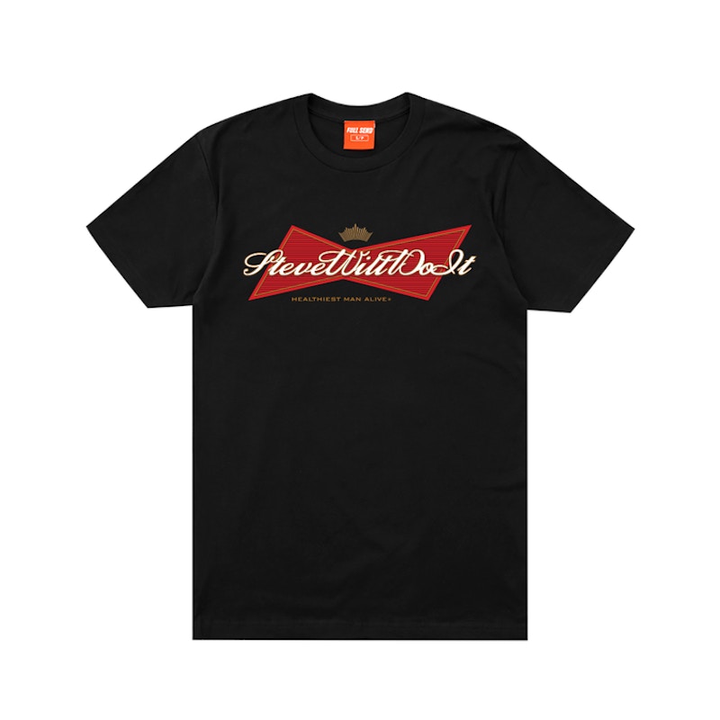 Full Send Stevewilldoit Bowtie Tee Black - FW20