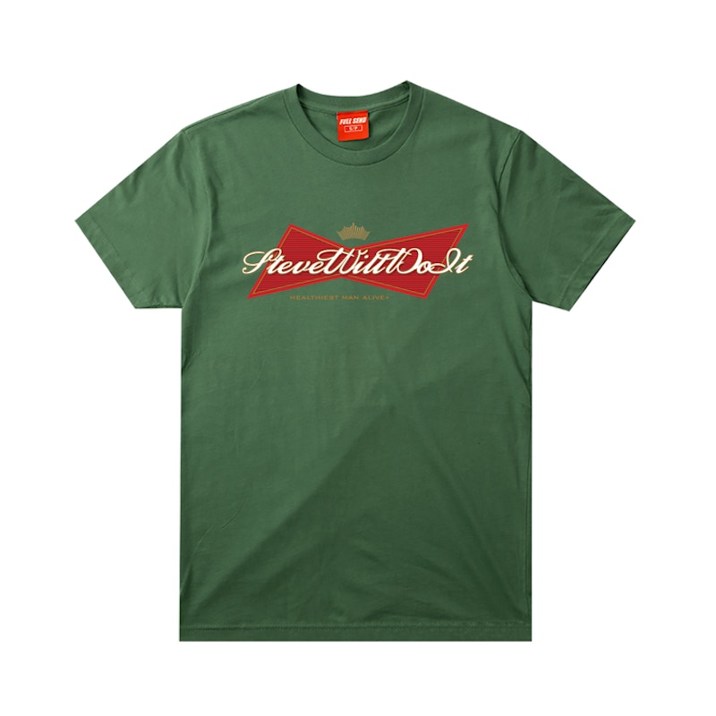 Full Send Stevewilldoit Bowtie Tee Green - FW20 Men's - US