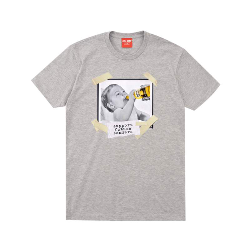 Full Send Support Future Senders Tee Grey Men's - FW20 - GB