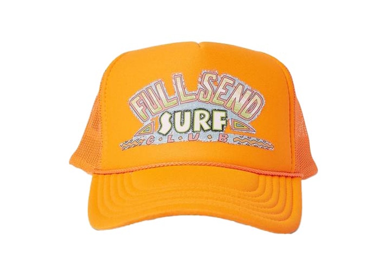 Full Send Surf Club Hat Orange - SS21 - KR