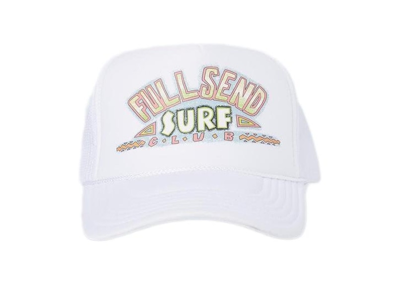 Full Send Surf Club Hat White - SS21 - GB