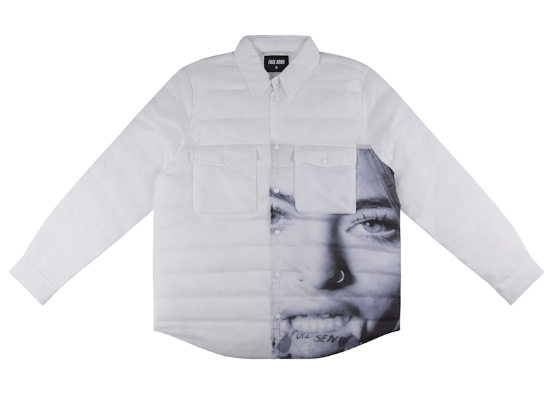 Full Send Tattoo Nylon Coach Jacket Grey - SS21