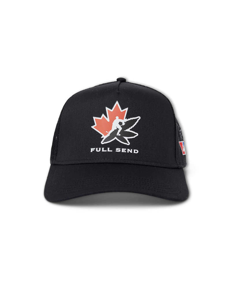 Full Send Team Canada Trucker Hat Black - FW21 - US