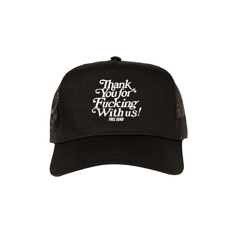Full Send Thank You Trucker Hat Black - FW20 - US