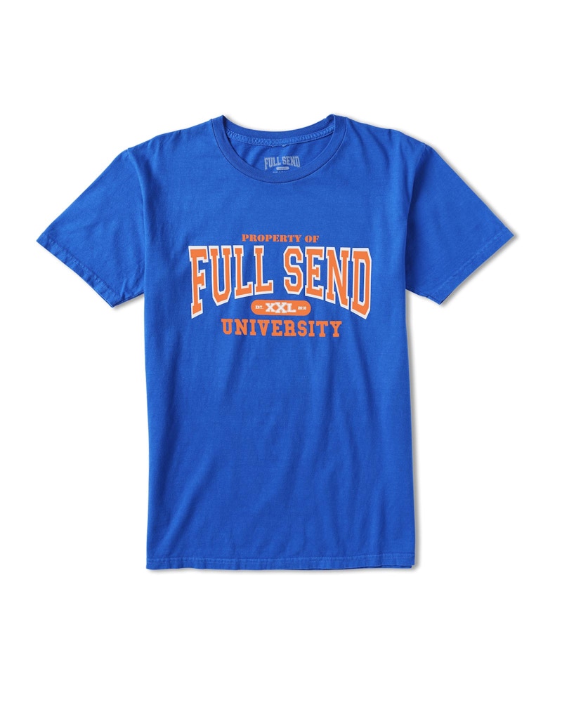 Full Send University Florida Tee Blue Men's - FW21 - US