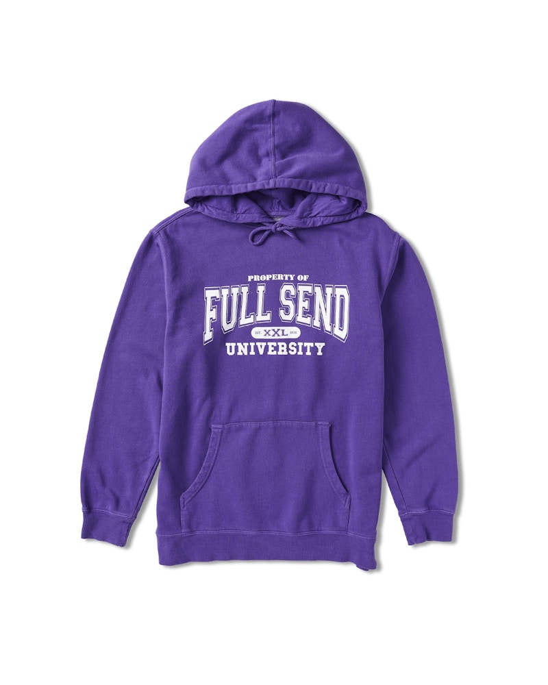 Full Send University Texas Christian Hoodie Purple Men's - FW21 - US