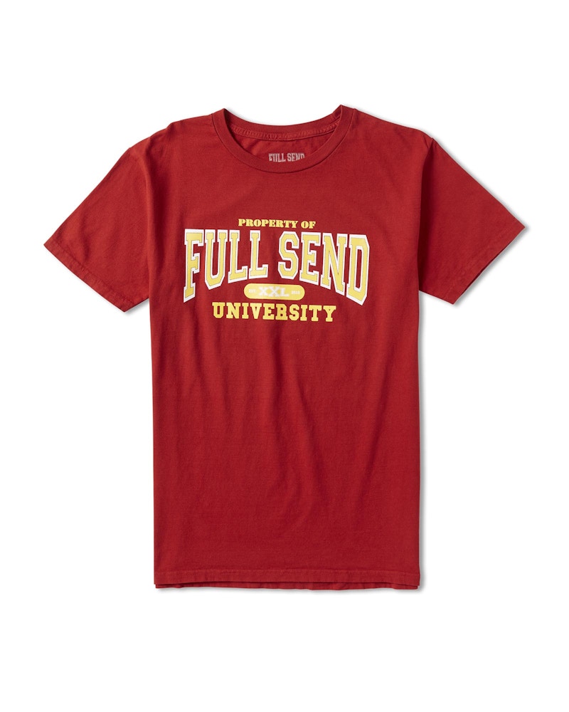 Full Send University USC Tee Red Men's - FW21 - US