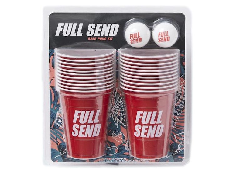Full Send Weed Tropics Beer Pong Kit Red - SS21 - US