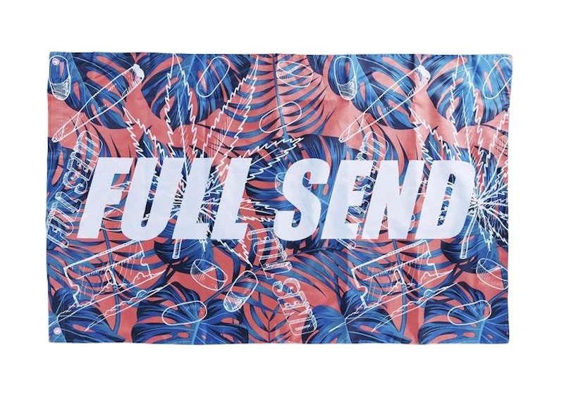 Full Send Weed Tropics Flag Multi - SS21 - GB