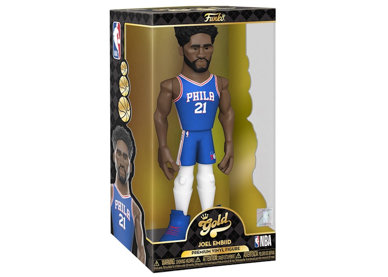 Funko Gold NBA Philadelphia 76ers Joel Embiid 12 Inch Vinyl Figure - US