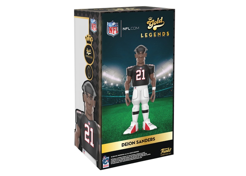 Funko Gold NFL Legends Atlanta Falcons Deion Sanders 12 Inch Walmart ...