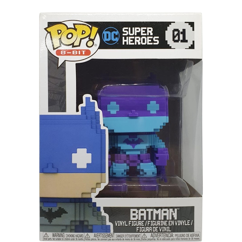 Funko Pop! 8-Bit DC Super Heroes Batman Figure #01 - CN