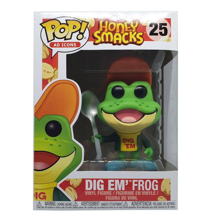 Funko Pop! Ad Icons Honey Smacks Dig Em' Frog Figure #25 - GB