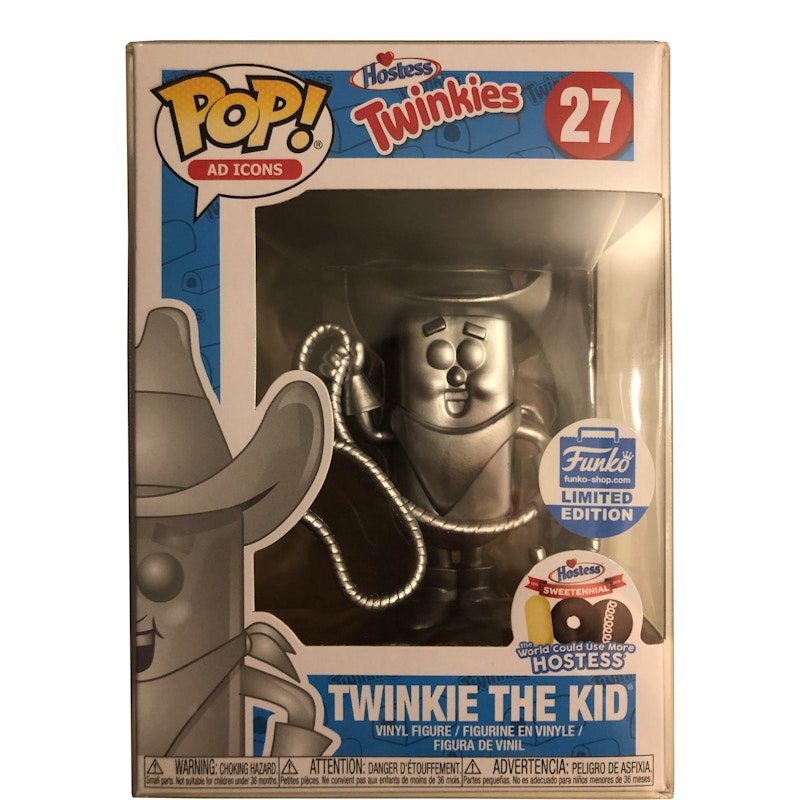 Funko Pop! Ad Icons Hostess Twinkies Twinkie The Kid (Platinum) Funko ...