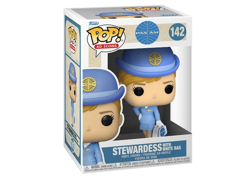 Funko Pop! Ad Icons Pan Am Stewardess with White Bag Figure #142 - SS21 ...