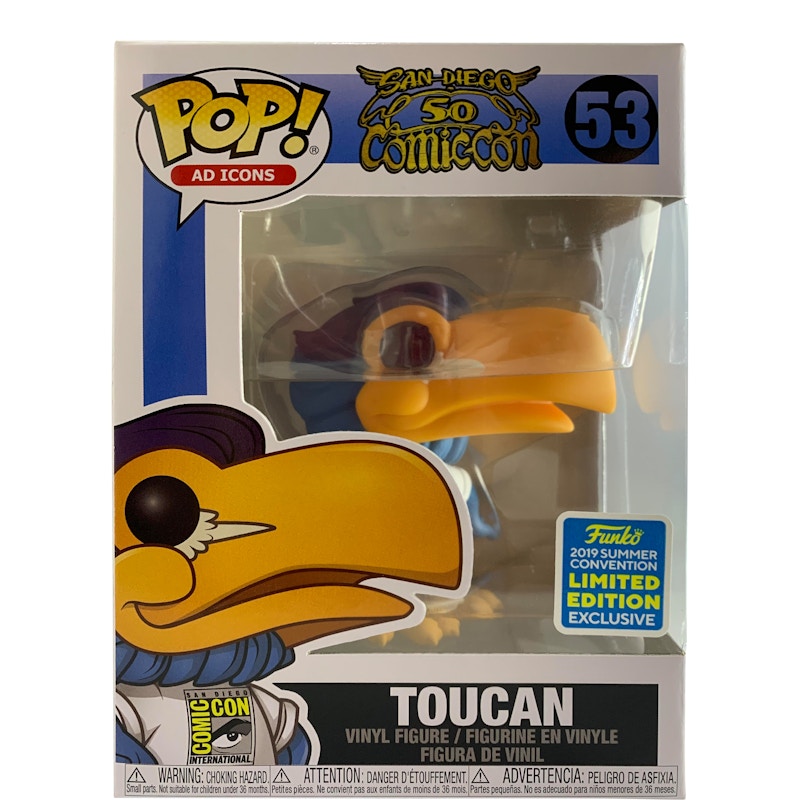 Funko Pop! Ad Icons San Diego Comicon Toucan Summer Convention ...