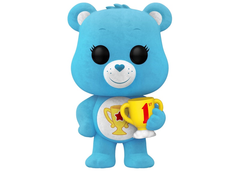 Funko Pop! Animation Care Bears 40th Anniversary Champ Bear Flocked ...