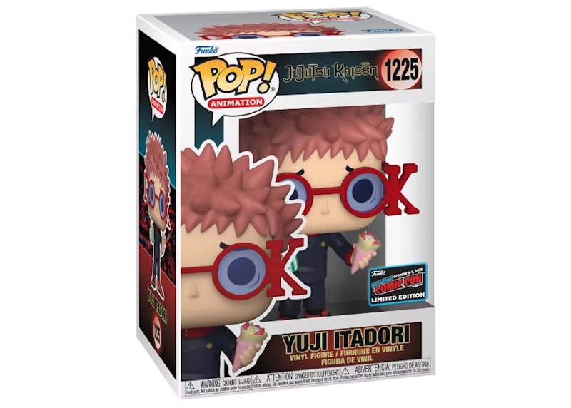 Funko Pop! Animation Jujutsu Kaisen Yuji Itadori 2022 NYCC Exclusive ...