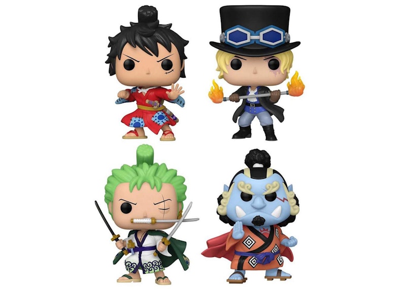 Funko Pop! Animation One Piece GITD GameStop Exclusive Figure 4-Pack - US