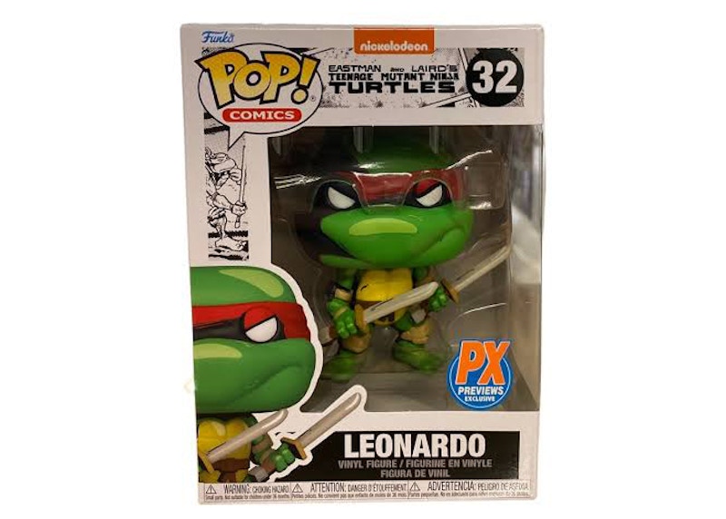 Funko Pop! Comics Teenage Mutant Ninja Turtles Leonardo PX Previews ...