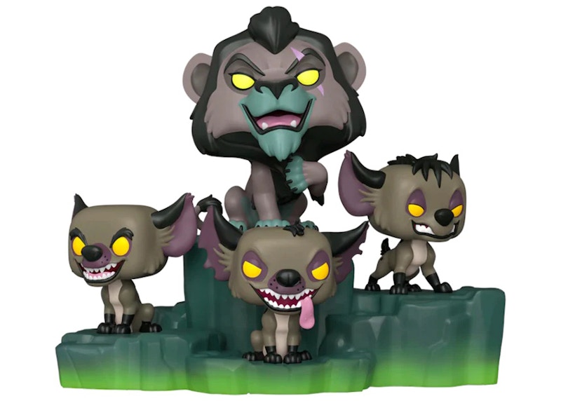 Funko Pop! Deluxe Disney Villains (Villains Assemble: Scar with Hyenas ...