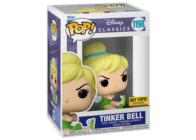 Funko Pop! Disney Classics Tinker Bell Hot Topic Exclusive Figure #1198 ...