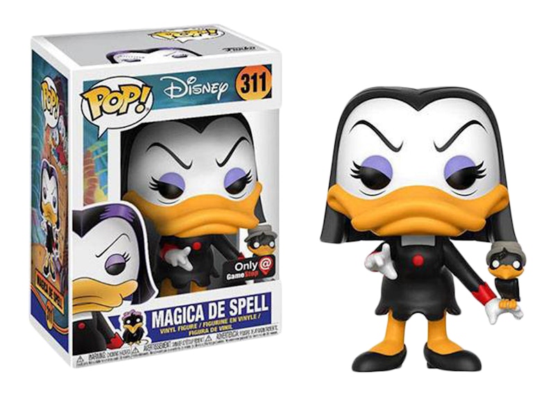 Funko Pop Disney Duck Tales Magica De Spell with Raven Poe GameStop Exclusive Figure 311 GB