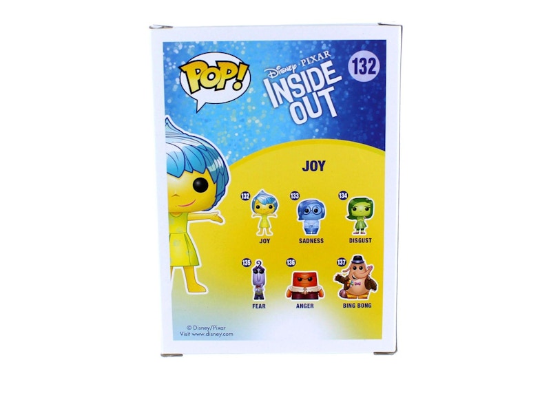 Funko Pop! Disney Pixar Inside Out Joy Figure #132 - ES