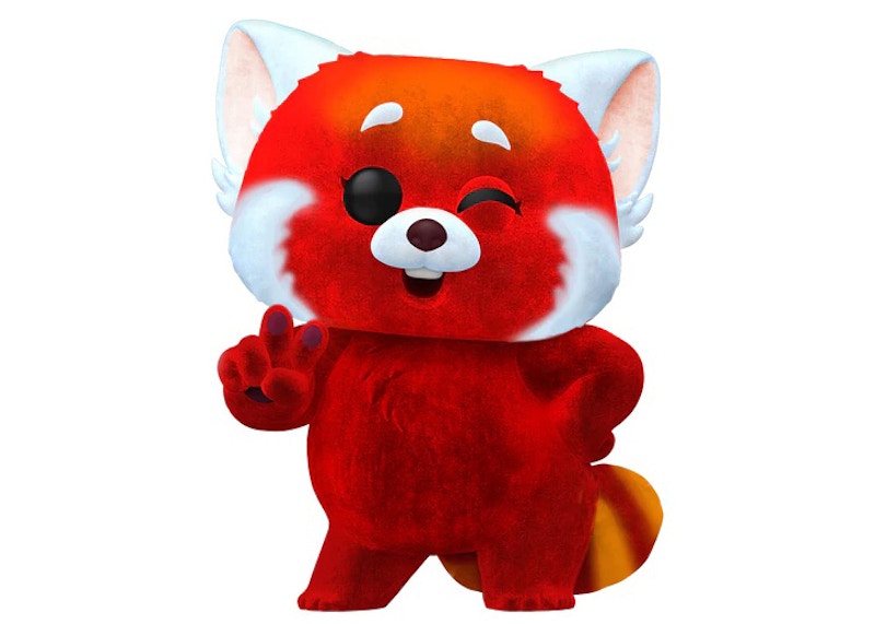 Funko Pop! Disney Pixar Turning Red: Red Panda Mei 6 Inch Flocked Funko ...