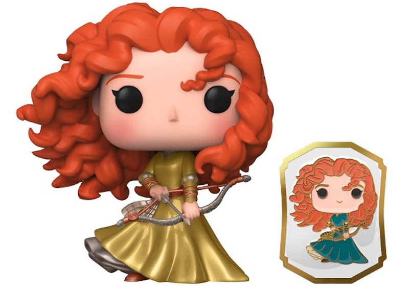 Funko Pop! Disney Princess Merida with Pin Gold Label Funko Shop ...