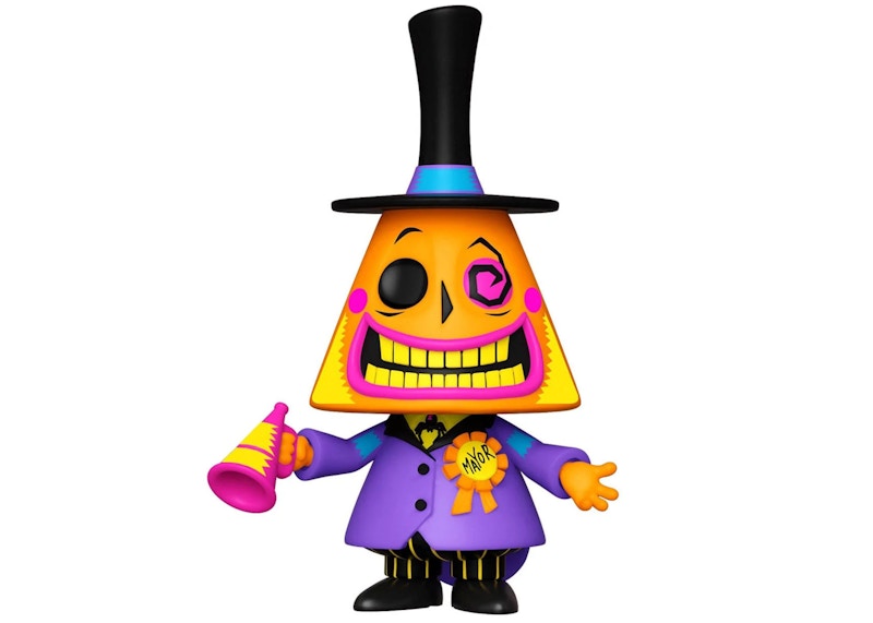 Funko Pop! Disney The Nightmare Before Christmas Black Light Mayor ...