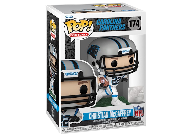 Funko Pop! Football NFL Carolina Panthers Christian McCaffrey Figure ...