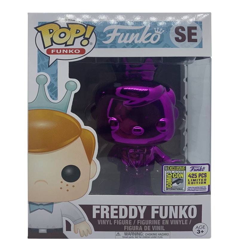 Funko Pop! Freddy Funko (Bowtie) (Chrome Purple) SDCC Special Edition - US
