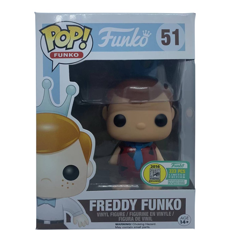 Funko Pop! Freddy Funko as Fred Flinstone (Red) SDCC Figure #515 - ES