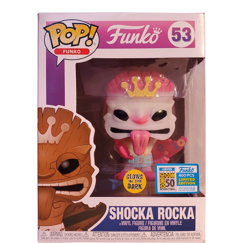 Funko Pop! Funko Shocka Rocka (Glow) SDCC Figure #53 - CN