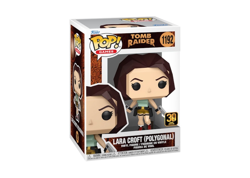 Funko Pop! Games: Tomb Raider Lara Croft (Polygonal) Figure #1192 - US