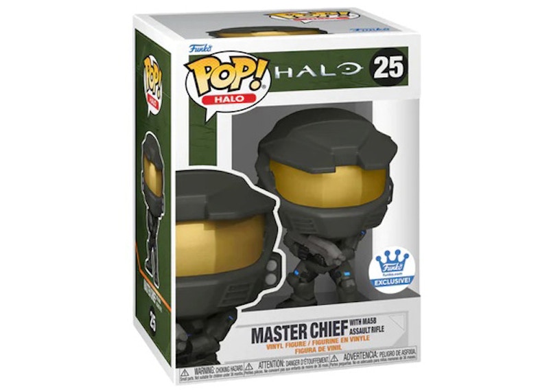 Funko Pop! Halo Master Chief with MA5B Assault Rifle Funko Shop ...