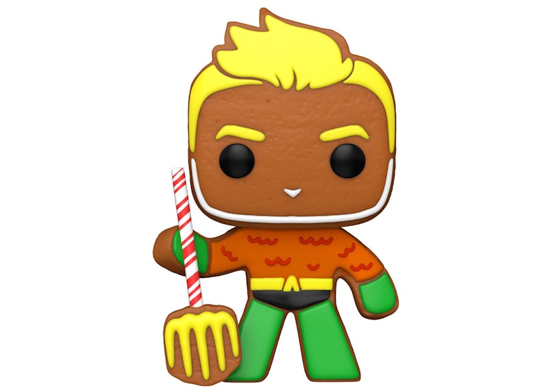 Funko Pop! Heroes DC Super Heroes Gingerbread Aquaman Figure #445 - US