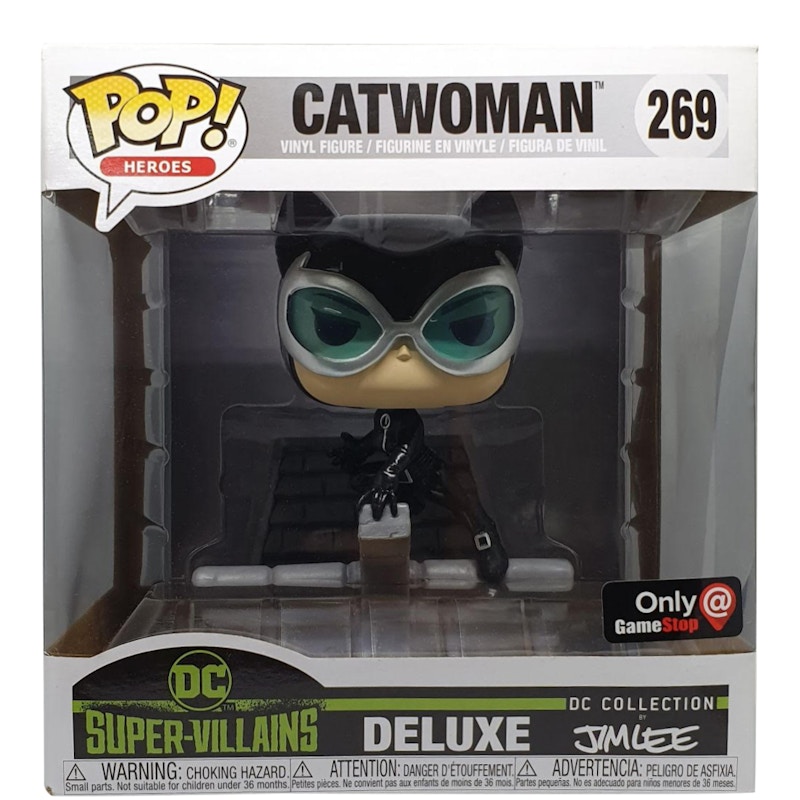Funko Pop! Heroes DC Super-Villiains Catwoman Game Stop Exclusive ...