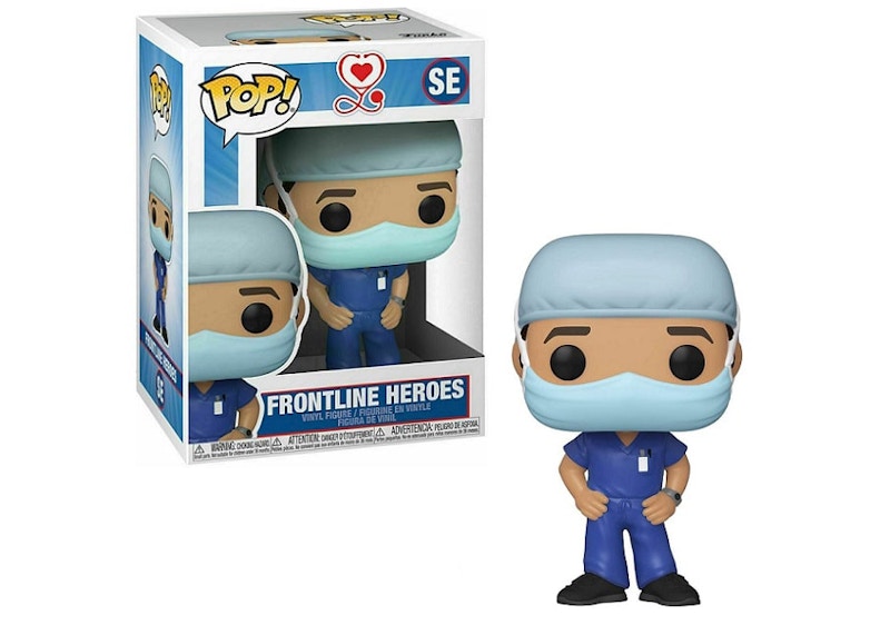 Funko Pop! Heroes Front Line Worker Male Hospital Worker #1 Figure SE - US
