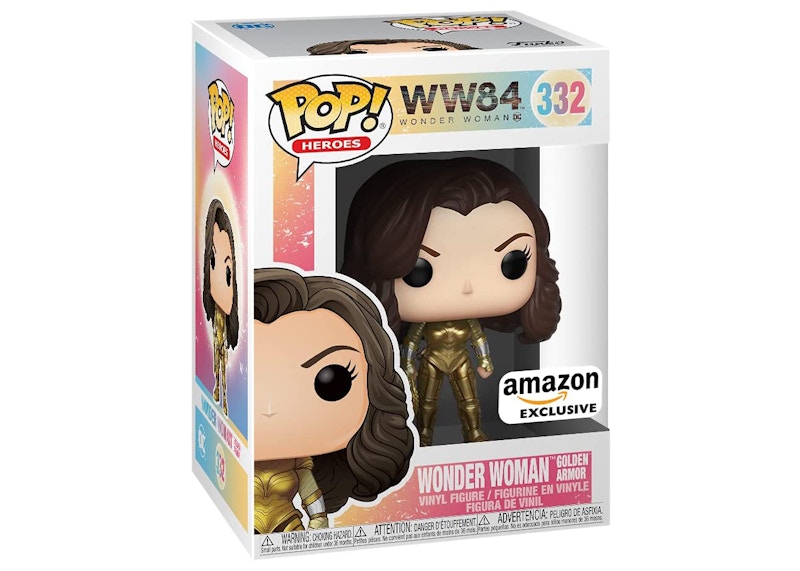 Funko Pop! Heroes Wonder Woman 1984 Wonder Woman In Golden Armor Amazon ...