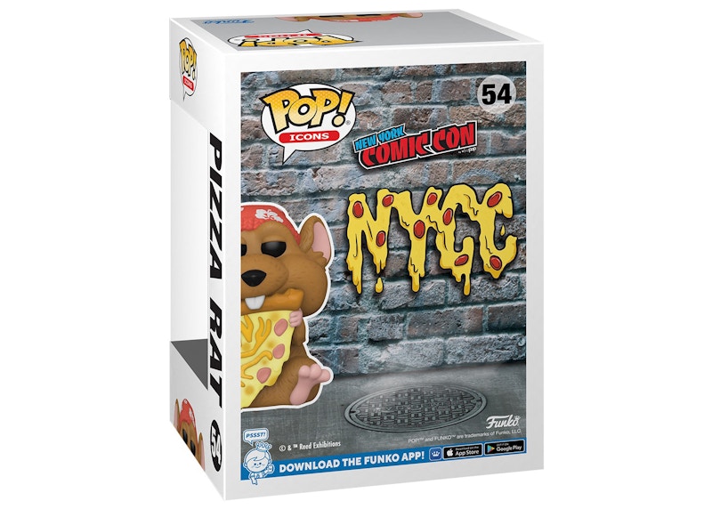 Funko Pop! Icons New York Comic Con Pizza Rat 2022 Fall Convention ...