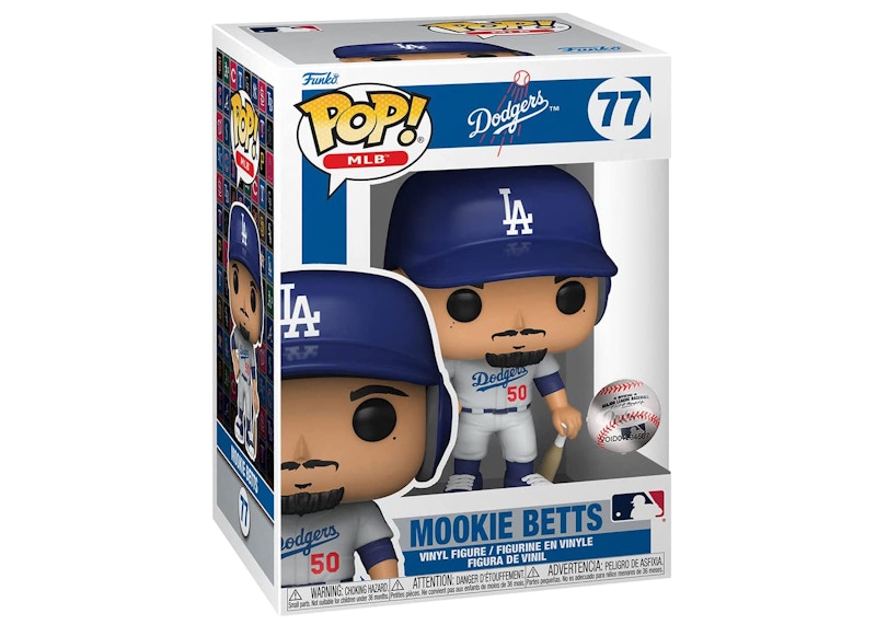Funko Pop! MLB Los Angeles Dodgers Mookie Betts Figure #77 - US