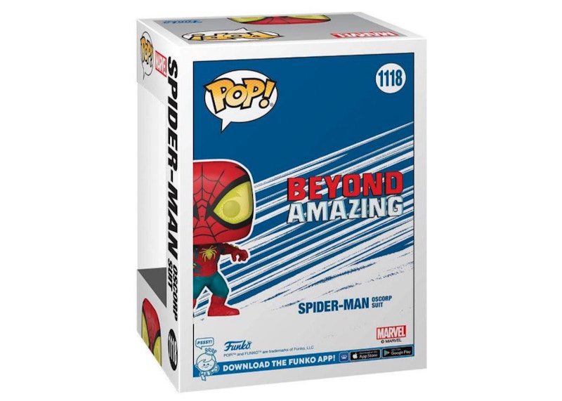 Funko Pop! Marvel Spider-Man Oscorp Suit Beyond Amazing Collection ...