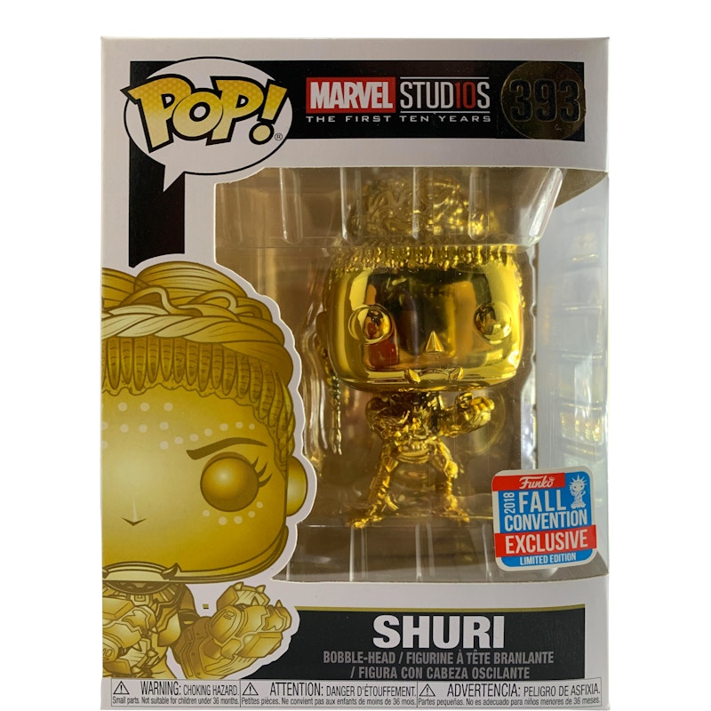 Funko Pop! Marvel Studio 10 Shuri Fall Convention Exclusive Bobble-Head ...