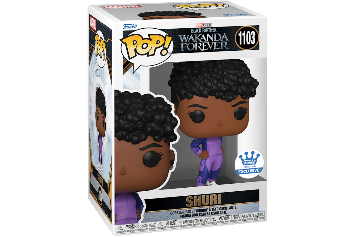 Funko Pop! Marvel Studios Black Panther Wakanda Forever Shuri Funko ... Funko Pop! Marvel Studios Black Panther Wakanda Forever Shuri Funko ...
