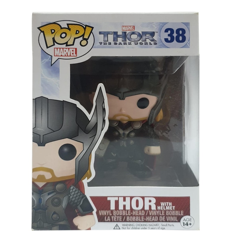 Funko Pop! Marvel Thor The Dark World Thor with Helmet Bobble-Head ...
